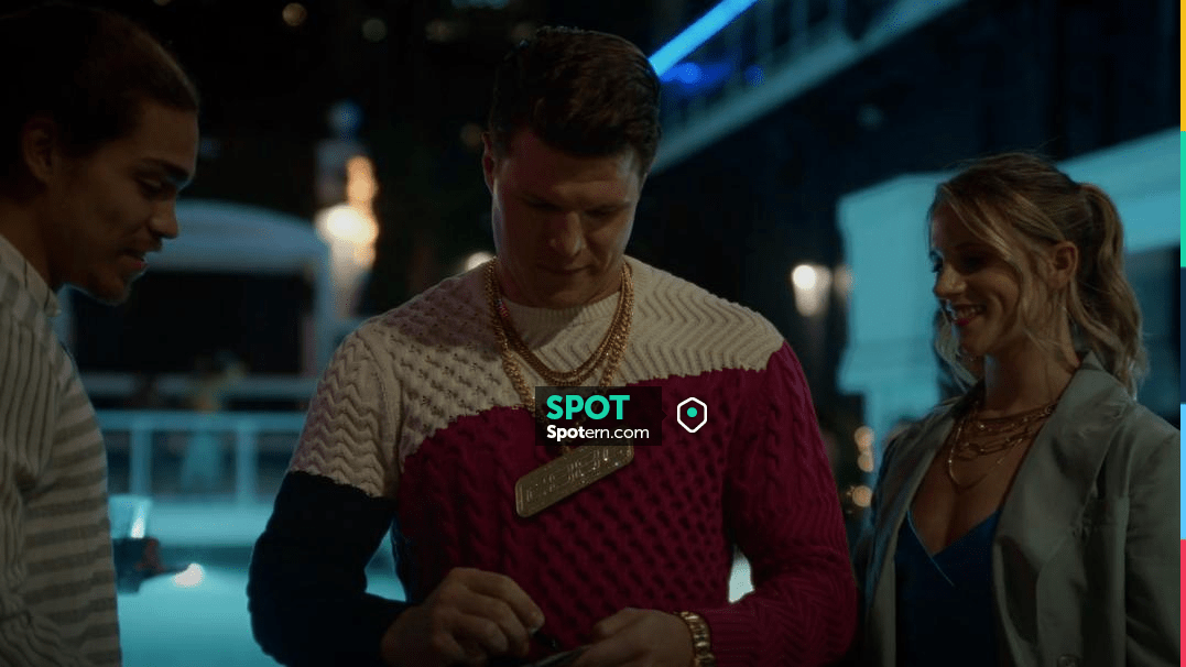 Zara Cable Knit Sweater worn by Chris Conlan (Ben VanderMey) as seen in ...