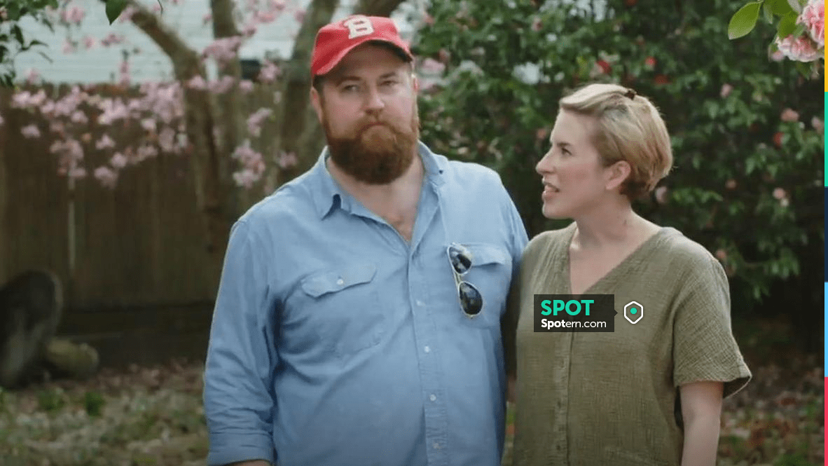 Lacausa Clothing Marley Jumpsuit worn by Erin Napier as seen in Home ...