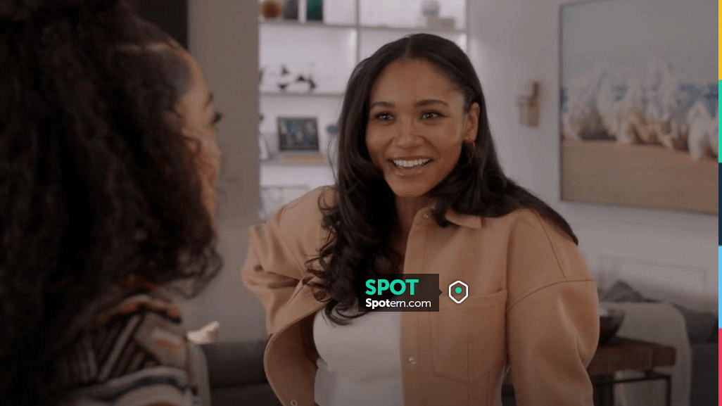 Alexander Wang Cinched Button Down Wool Shirt worn by Layla Keating ...