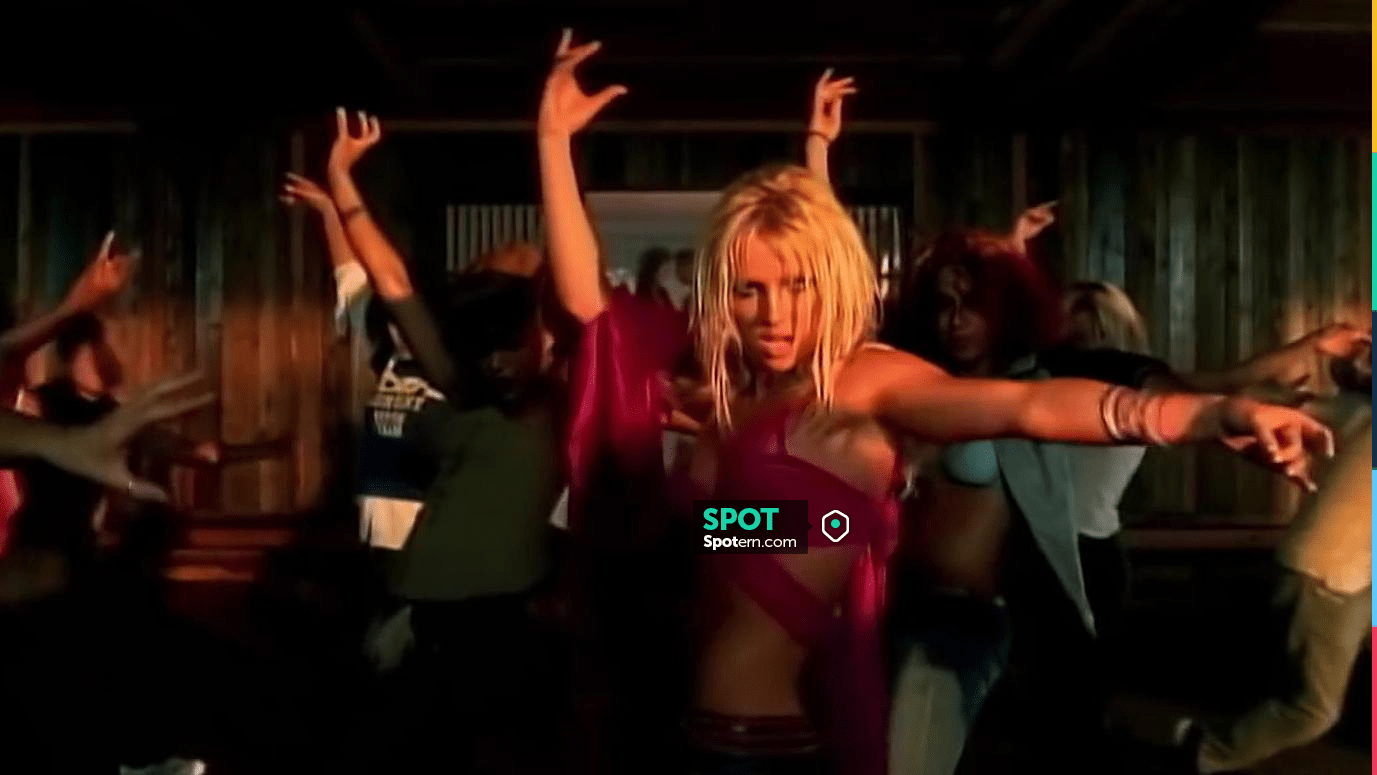The pink bra worn by Britney Spears in her music video I'm A Slave 4 U ...