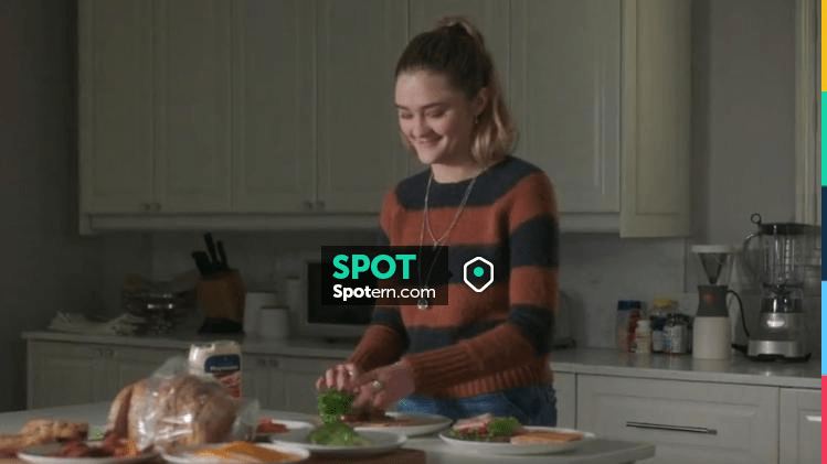 AllSaints Lou Striped Jumper worn by Sophie Dixon (Lizzy Greene) as ...