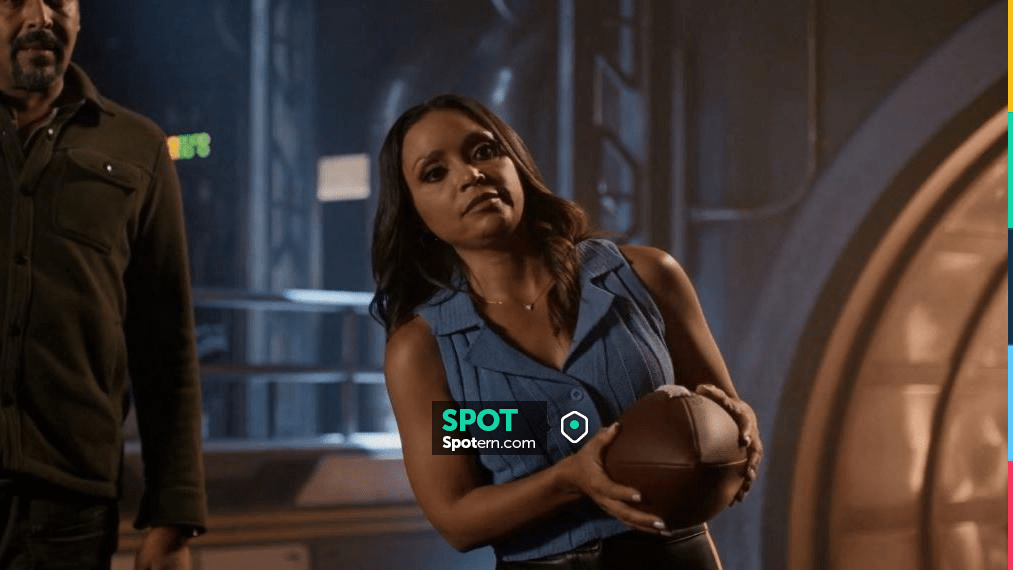 Zara Chenille Rib Top worn by Cecile Horton (Danielle Nicolet) as seen ...