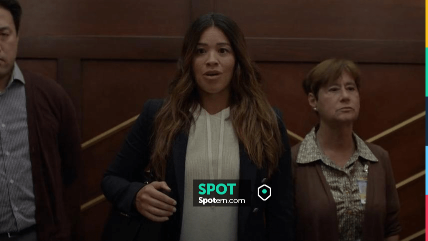 L'Agence Kenzie Blazer worn by Nell Serrano (Gina Rodriguez) as seen in ...