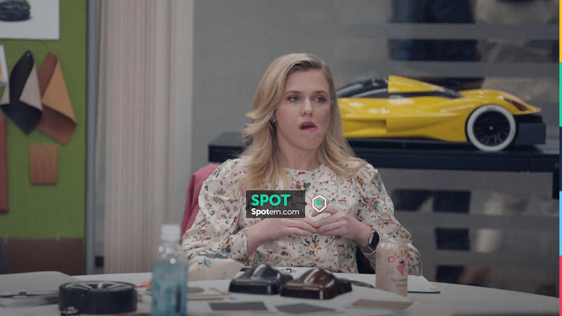 Isabel Marant Benson Blouse worn by Sadie Ryan (Harriet Dyer) as seen ...