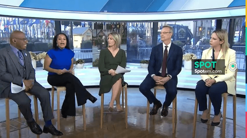 Blazer de corbata larga y extraíble usado por Rachel Abrams como se ve ...