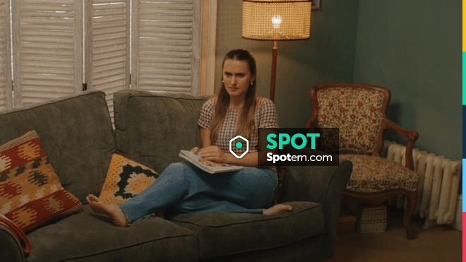 Zara Trafaluc Checkered Shirt worn by Ashley (Rosa Robson) as seen in ...