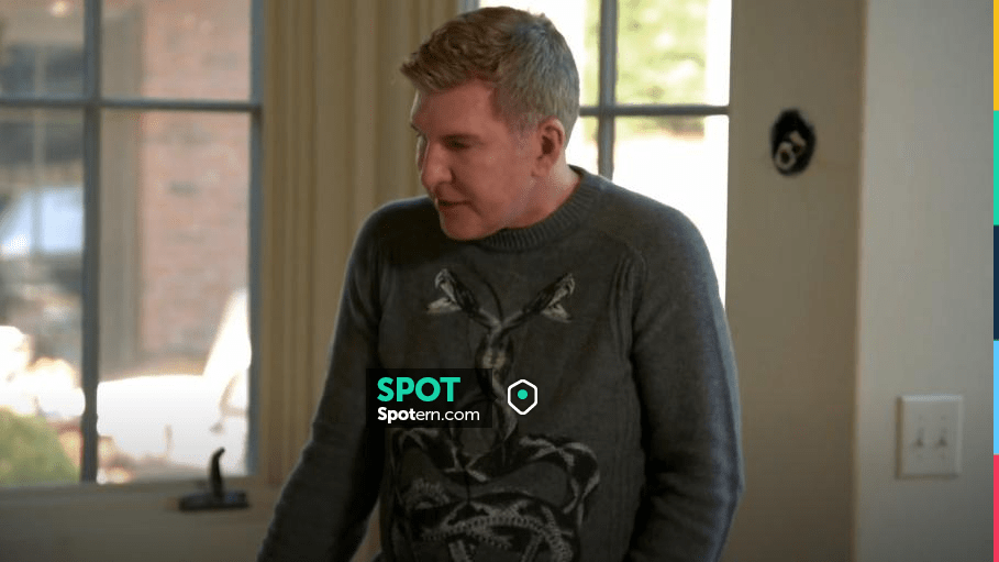 Hugo Boss Snablo Long Sleeve Sweat­shirt worn by Todd Chrisley as seen ...