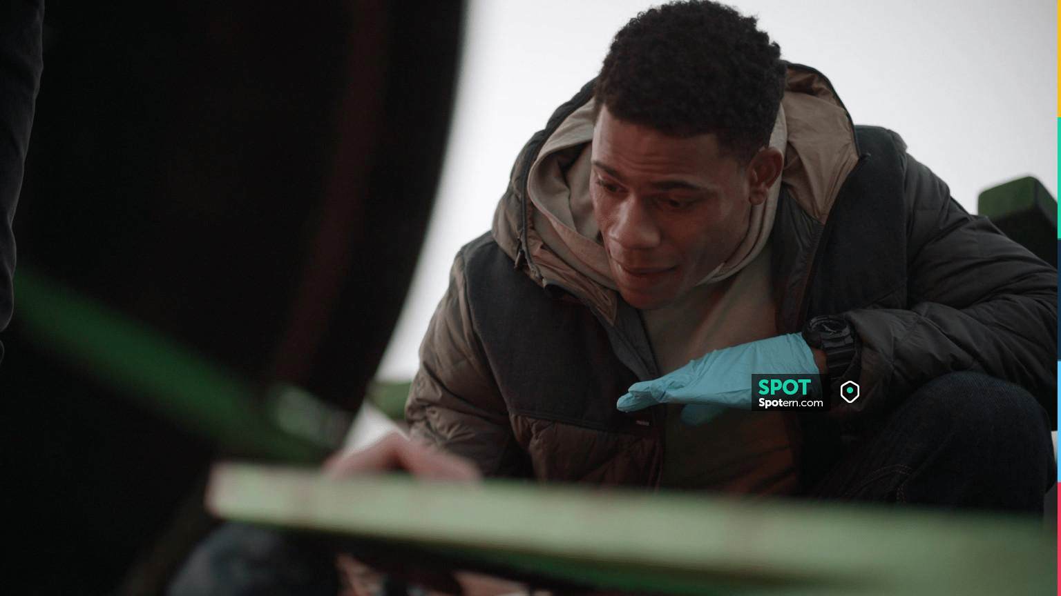 Casio G-Shock watch in black worn by Jake Crawford (Jordan Calloway) in ...