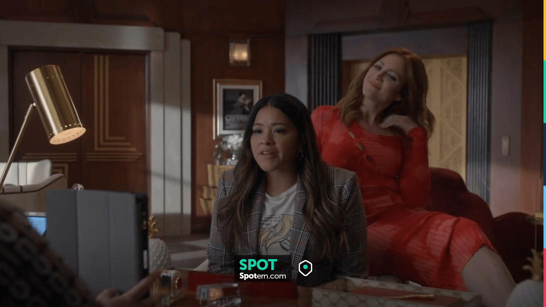 L'Agence Brooke Blazer worn by Nell Serrano (Gina Rodriguez) as seen in ...
