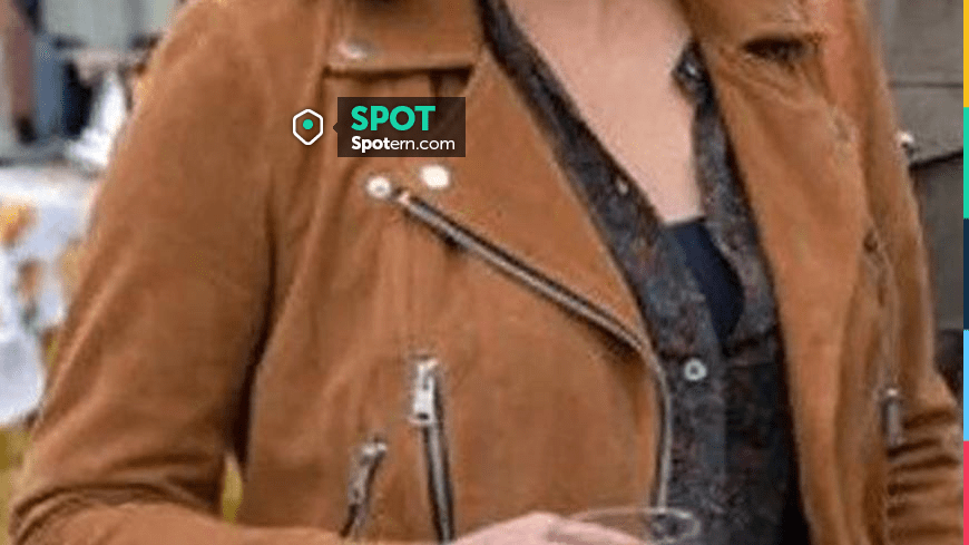 Crop Brown Leather Jacket worn by Kat Landry (Chyler Leigh) in The Way ...