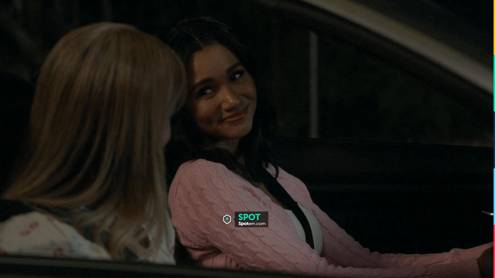 525 Cotton Cable cardigan worn by Layla Keating (Greta Onieogou) as ...