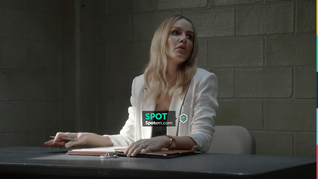 Veronica Beard Eiza Belted Jacket worn by Laura Fine-Baker (Monet Mazur ...