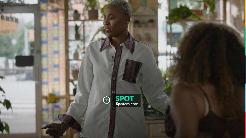 Wales Bonner Keita Shirt worn by Tye (Jerrie Johnson) as seen in Harlem ...