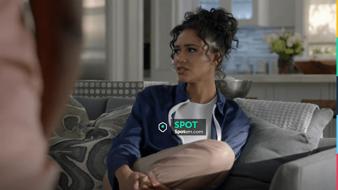 Chaqueta Zara Satin Effect usada por Layla Keating (Greta Onieogou ...