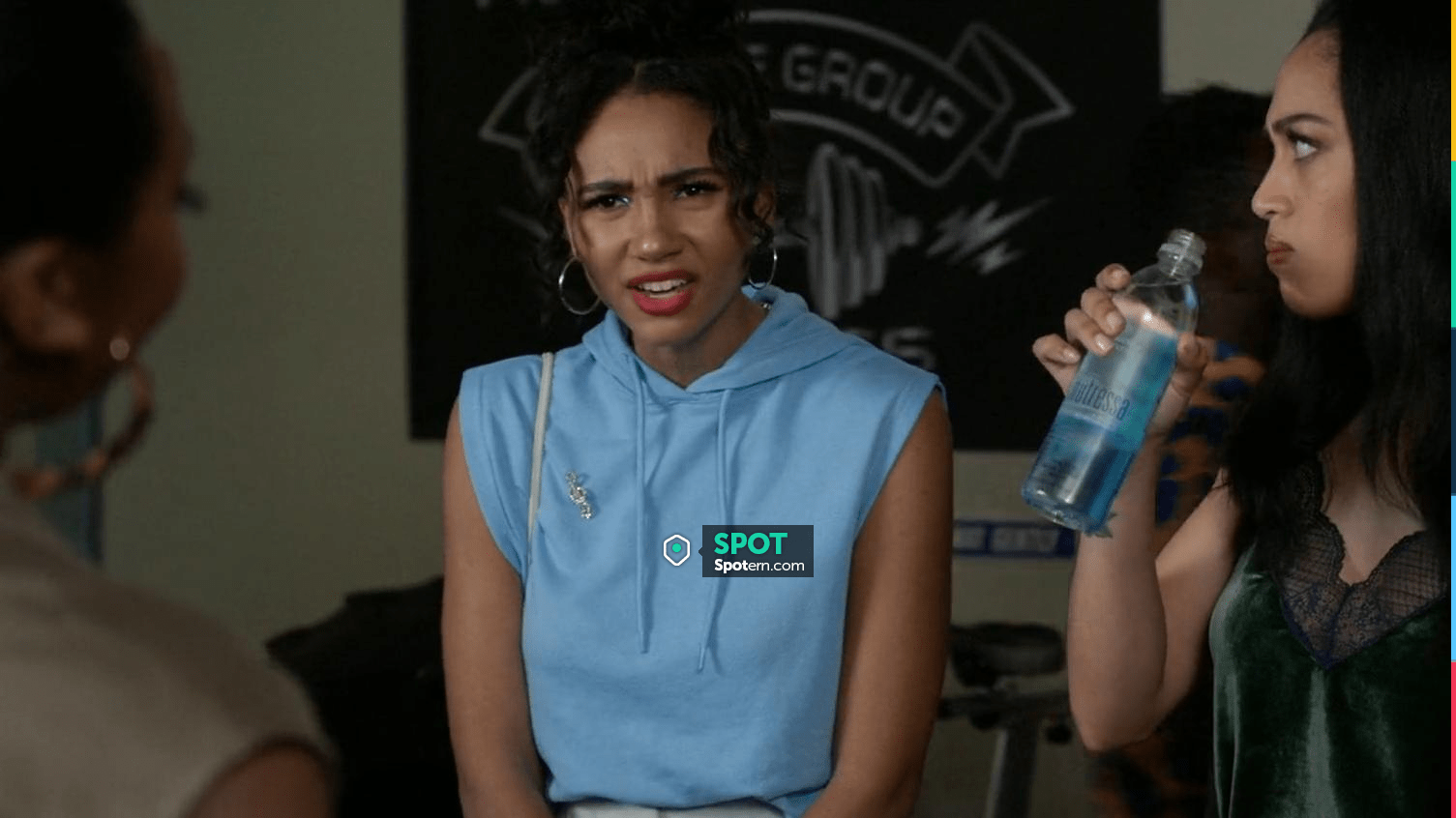 H&M Sleeveless Hoodie worn by Layla Keating (Greta Onieogou) as seen in ...