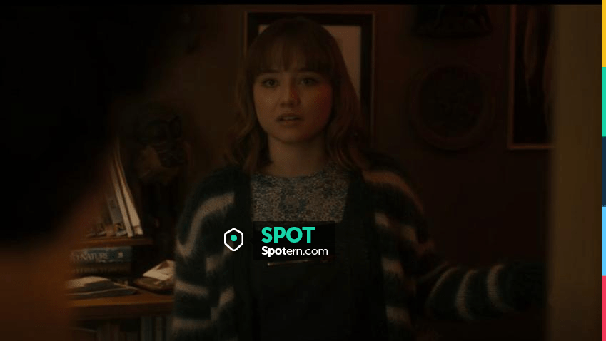 Marni Striped Brushed Mo­hair Cardi­gan worn by Lucy Carlyle (Ruby ...