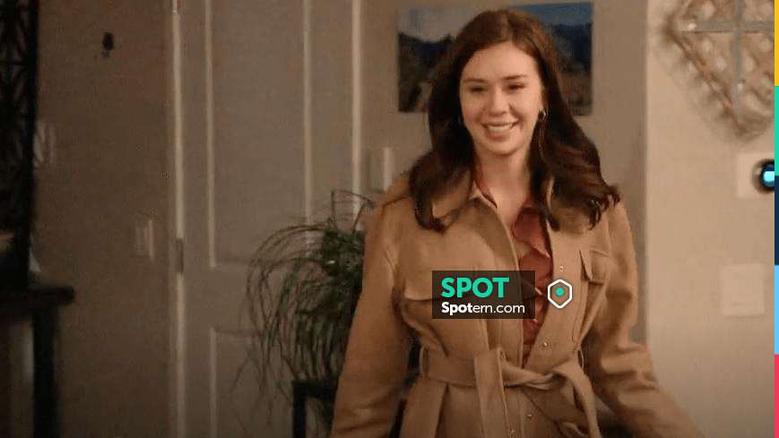 Majorelle Coral Ruf­fle Dress worn by Gabby Windey as seen in The ...