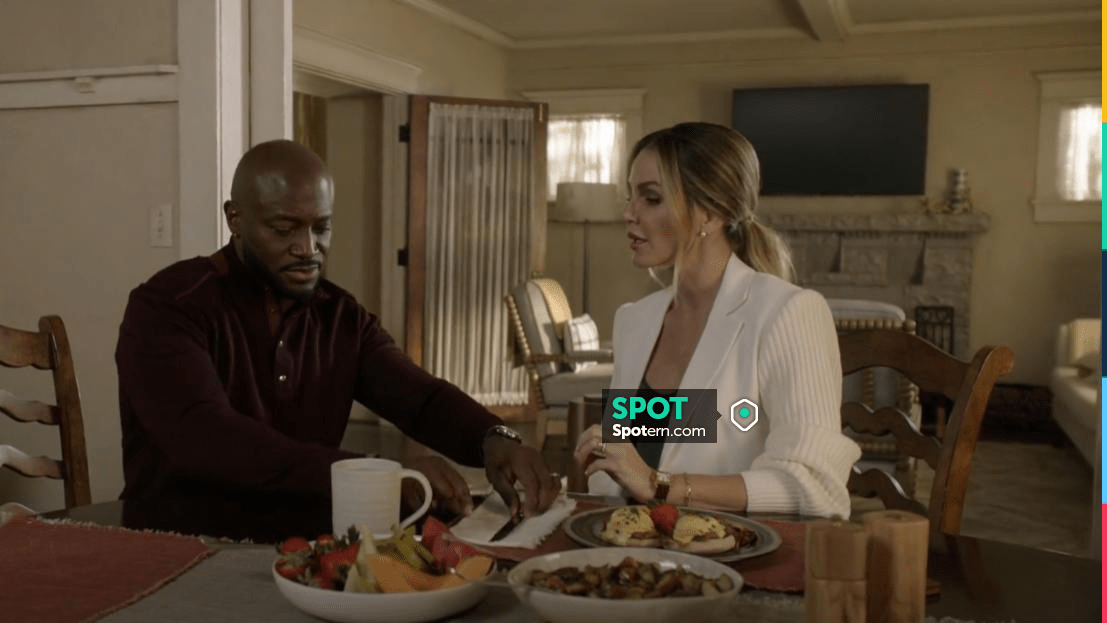 Cinq à Sept Melina Rib Knit Blazer de manga usada por Laura Fine-Baker ...