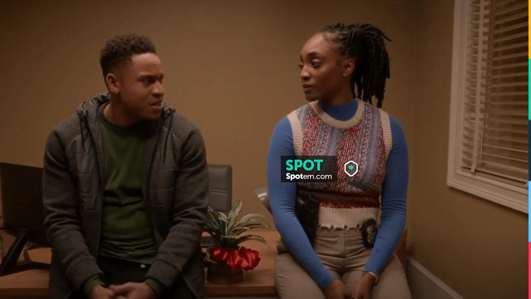 Rag & Bone Hollis Sweater Vest worn by Faith Mitchell (Iantha ...