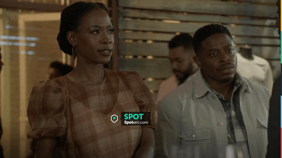 Cami NYC Bethany Puff Sleeve Mesh Dot Bodysuit worn by Grace James ...