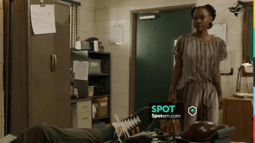 Asos Glamorous Plisse Trousers worn by Grace James (Karimah Westbrook ...