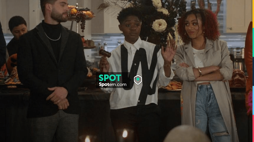 JW Anderson JWA Logo Appliqué Shirt worn by Tamia 'Coop' Cooper (Bre-Z ...