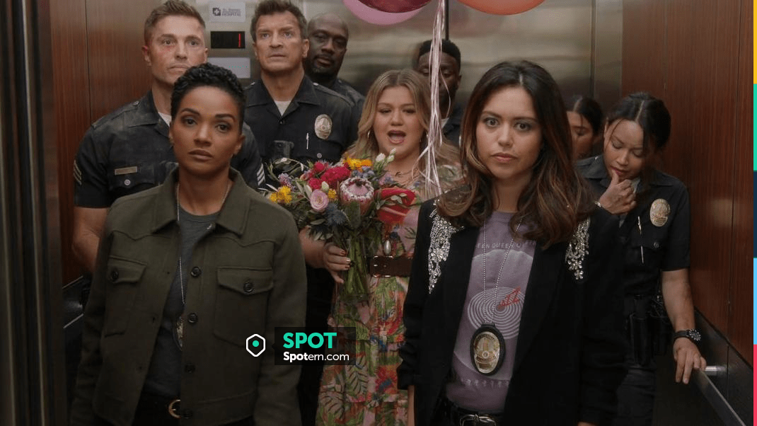 Rails Easton Cropped Shirt Jacket worn by Nyla Harper (Mekia Cox) as ...