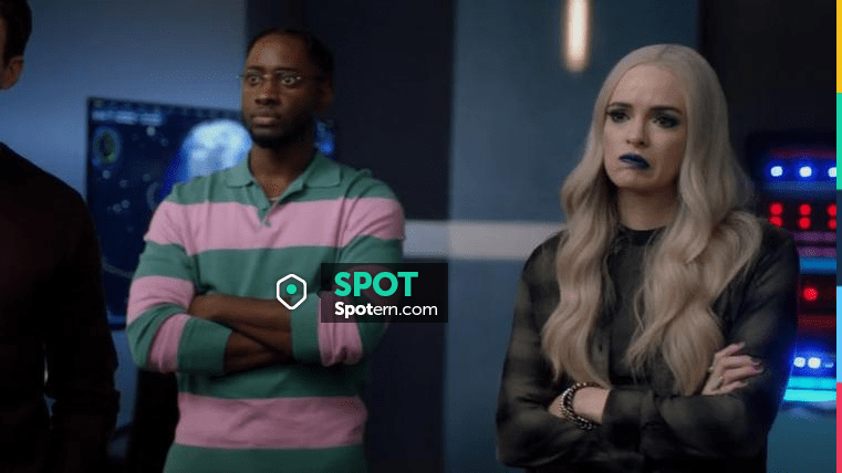 Zara Striped Polo Sweater worn by Chester P. Runk (Brandon McKnight) as ...