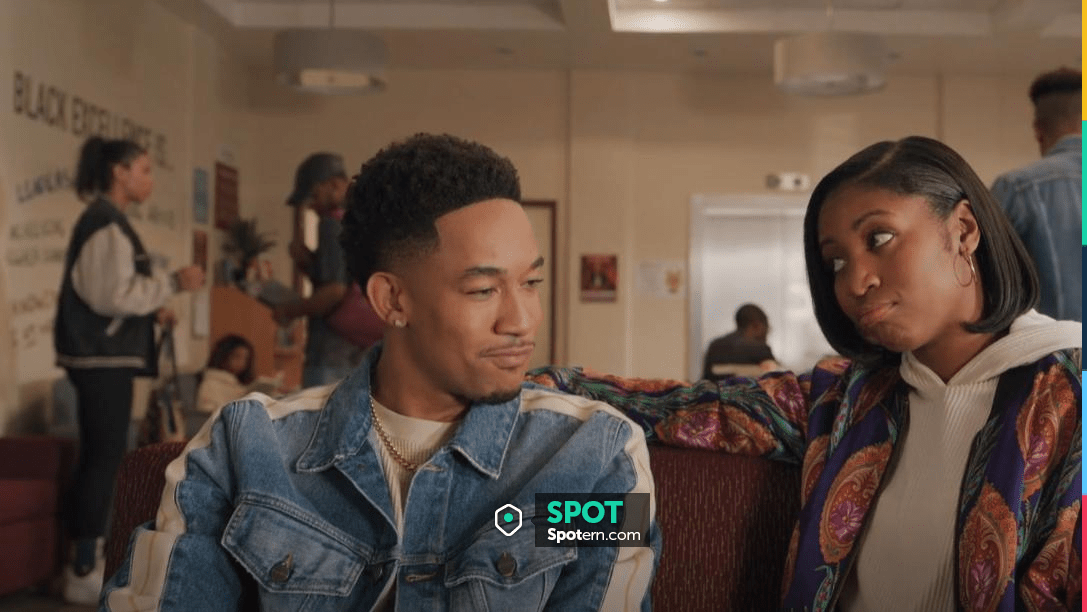 Palm Angels Denim Jacket worn by Damon Sims (Peyton Alex Smith) as seen ...