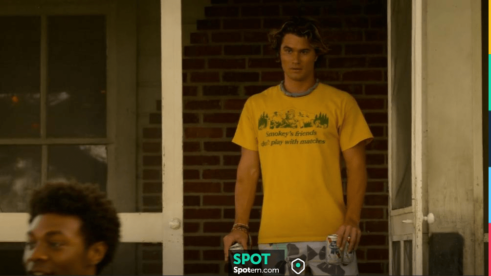 Roark Chiller Boardshorts In Floral Sky Blue worn by John B Routledge ...