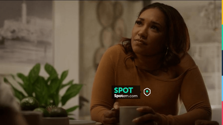 L'Agence Nicky Sweater in Ginger Tan worn by Iris West-Allen (Candice ...