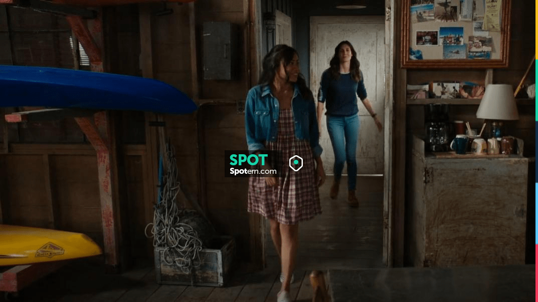 Lucky Brand Plaid Mini Prep Dress worn by Rosa Reyes (Natalia del Riego ...