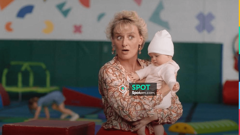 Zara Multi Printed Wrap Blouse worn by Val Szalinsky (Sarah McVie) as ...