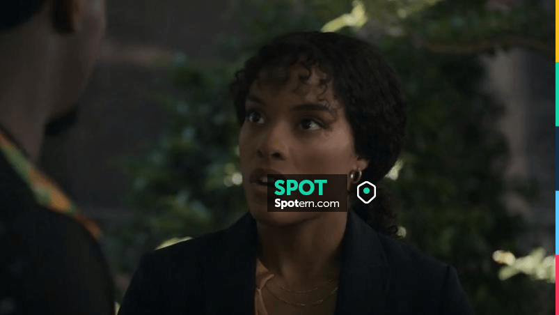 Gorjana Sloane Hoops worn by Adriana (Anna Uzele) as seen in Dear ...