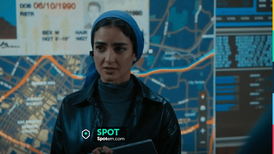 Babaton Pel­li Jack­et worn by Special Agent Fatima Namazi (Medalion ...