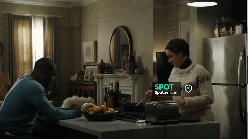 Aqua Melin­da Fair Isle Sweater worn by Special Agent Hana Gibson ...