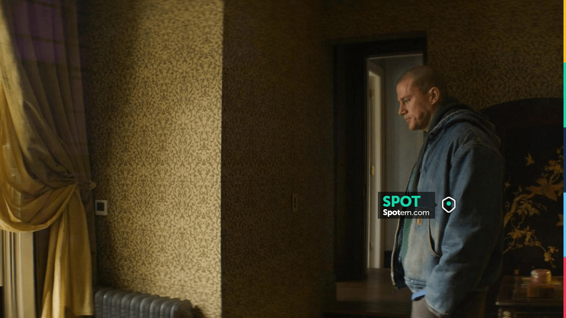 Carhartt Denim Hooded Jacket worn by Mike Lane (Channing Tatum) as seen ...