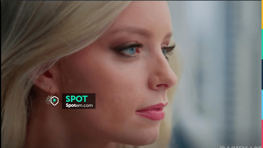 Swarovski Bella V Pierced Earrings worn by Jessica Navin as seen in The ...