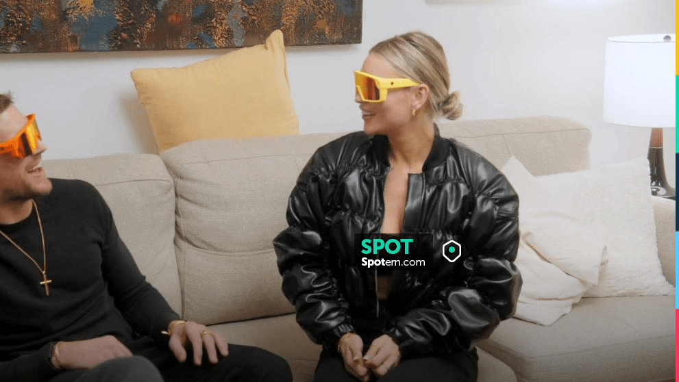 Chaqueta bomber de gran tamaño de cuero sintético negro de imitación ...