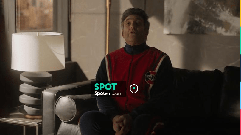 Gucci Oversize Chenille Track Jacket worn by Handsome Officer (Seann ...