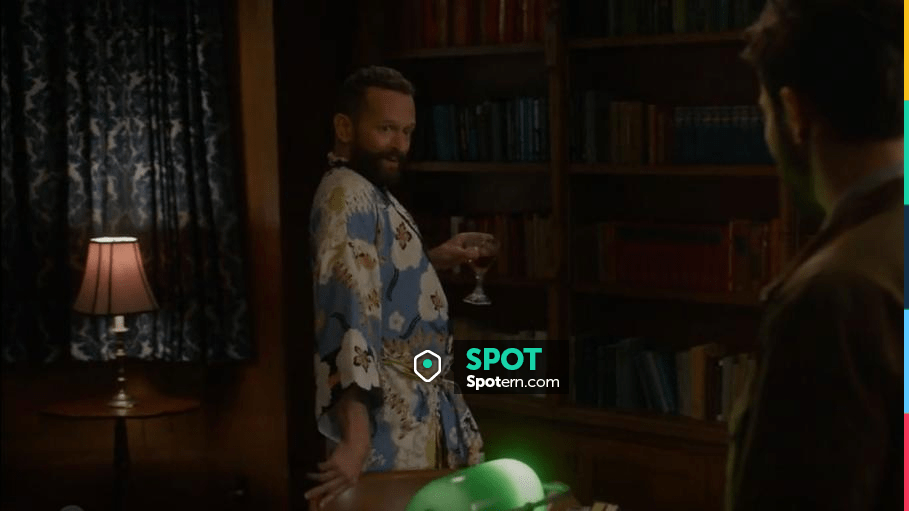 Christine Lingerie Saint Tropez Long Robe worn by D.A. Lars Boatman (Rob LaBelle) as seen in So ...