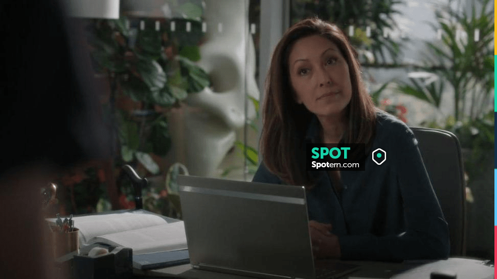 Theory Classic Fitted Shirt worn by Dr. Audrey Lim (Christina Chang) as ...