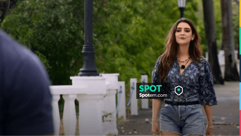 Isabel Marant Etoile Marziano Blouse worn by Ines Tazi as seen in ...