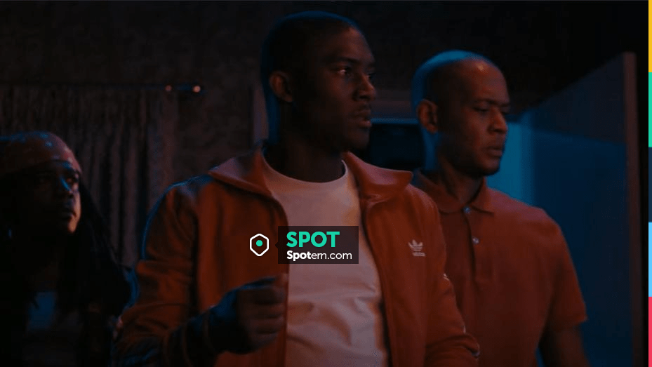 Adidas Originals Red Fire­bird Track Jack­et for Men worn by Kevin ...