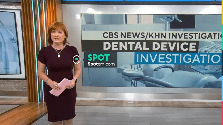 Calvin Klein Tulip Sleeved Sheath Dress worn by Anna Werner as seen in ...