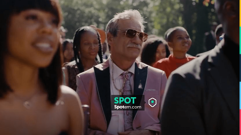 Men's Usa Blush Dark Pink Tuxe­do Blaz­er Dinner Jacket worn by Avi ...