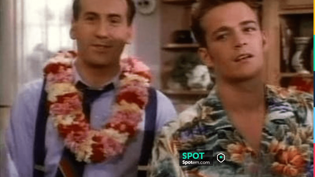Hawaiian Shirt worn Dylan McKay (Luke Perry) in Beverly Hills, 90210 TV ...