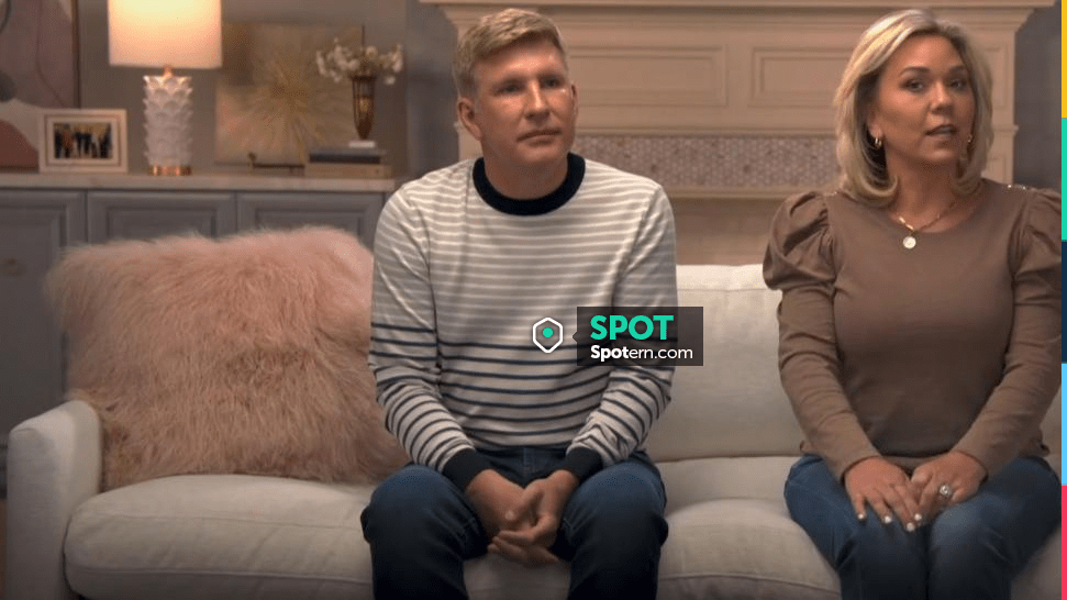 Hugo Boss Fi­garo Reg­u­lar Fit Cot­ton Sweater worn by Todd Chrisley ...