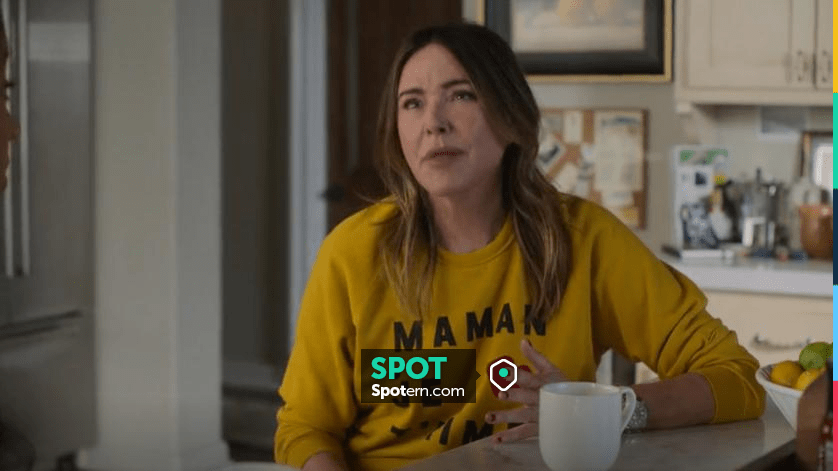 Cv x Every Mother Counts Sweat­shirt worn by Liz (Christa Miller) as ...