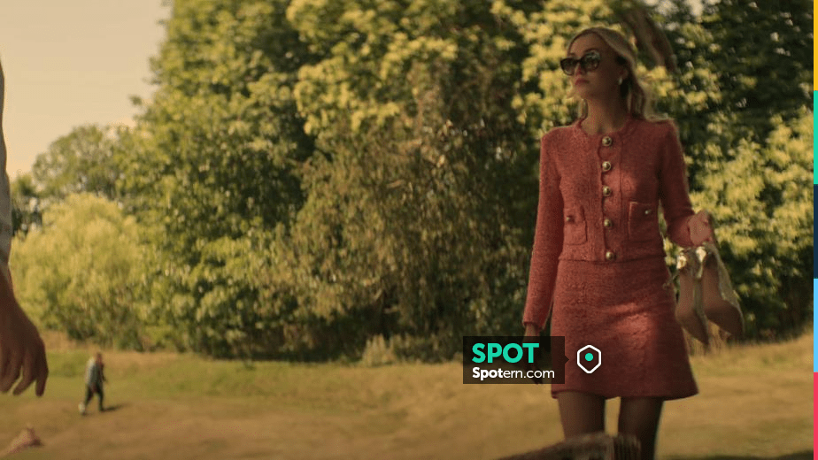 Joostricot Ca­bled Mélange Mi­ni Skirt worn by Lady Phoebe (Tilly ...